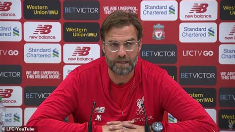 Jurgen Klopp Insists That Nerves Are Not Getting To Liverpool In The