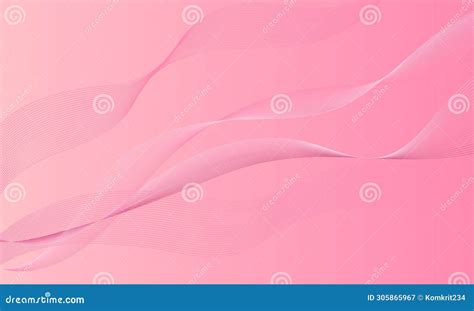 Pink Smooth Lines Wave Curves With Gradient Abstract Background Stock Image Image Of Wallpaper