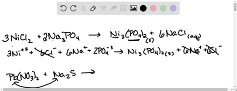 Solved Using The Solubility Table Write The Balanced Molecular And