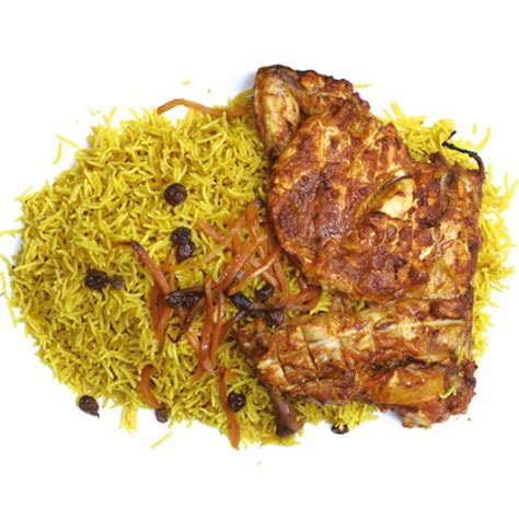 Bukhari Rice With Grill Chicken For 1 Person Tasty Single Meal In