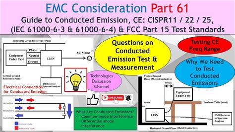 Emc Part 61 Why Conducted Emission Testing Matters Protect Your