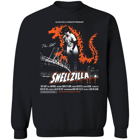 Blake Snell Snellzilla No Hitter Hoodie