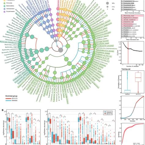 Microbiome Composition Comparison Of Samples From Crc Patients And