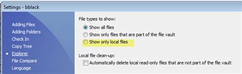 SOLIDWORKS PDM Grey Folders And Files In The Local Vault View