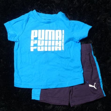 Puma Matching Sets Puma Matching Set Shirt Shorts Blue Poshmark