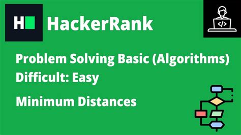 Resolviendo Minimum Distances En Hackerrank B Coding