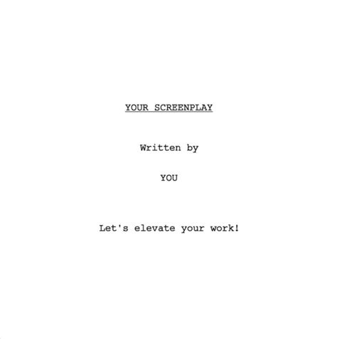 Elevate Your Script With Industry Level Coverage By Scriptsagas Fiverr