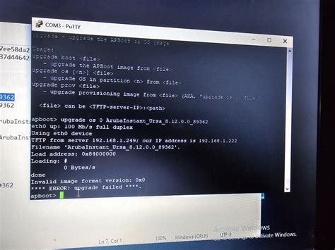Issues Upgrading Via Tftp Rarubanetworks