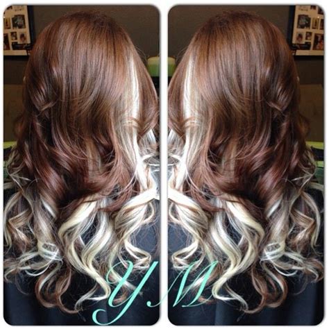 Blonde On Top And Brown On Bottom Hair Color