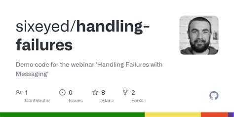 GitHub Sixeyed Handling Failures Demo Code For The Webinar Handling