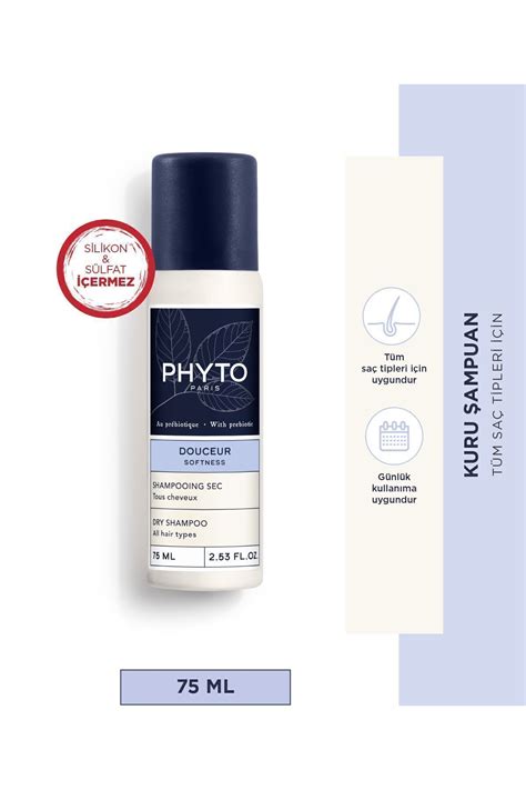 Phyto Softness Dry Shampoo Tüm Saç Tipleri Için Kuru Şampuan 75 Ml