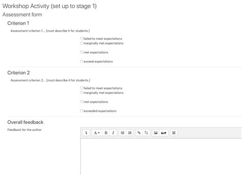 Group Work In Moodle Using The Workshop Feature James Andrew Smith