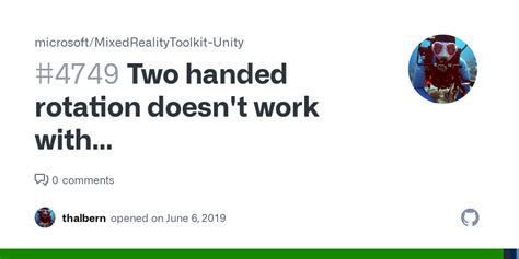 Two Handed Rotation Doesn T Work With Flattenedboundingbox Using Hand