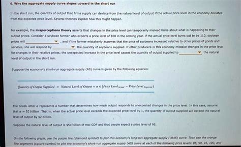 solved why the aggregate supply curve slopes upward in the short run