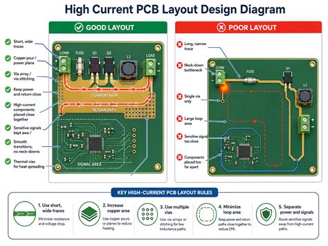 High Current Pcb Design Guide Trace Width Copper Weight And Connectors
