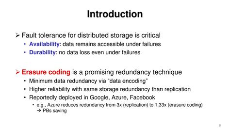 repair pipelining for erasure coded storage ppt download