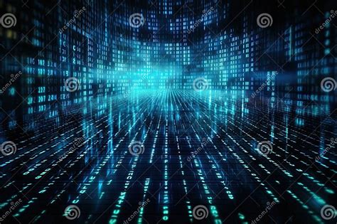 Binary Code Background Programming And Coding Concept Stock Image