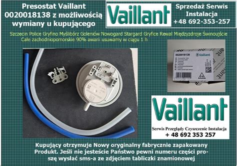 Presostat Vaillant Niska Cena Na Allegro Pl