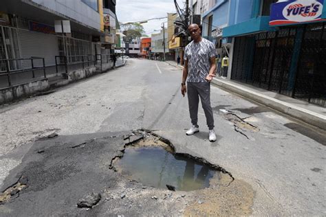 Burst Wasa Line Causes Sinkhole In Heart Of Sando Cnc3
