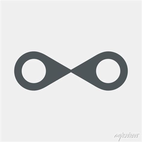 Eternity Infinity Symbol Quality Vector Illustration Cut • Wall