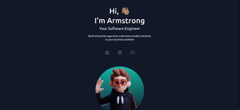 GitHub Armstrong Series Portfolio ReactJs Portfolio