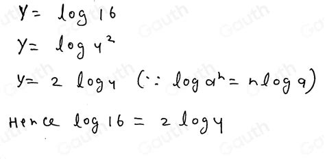 Solved A Which Of The Following Expressions Is Equivalent To Log 16 Select All That Apply