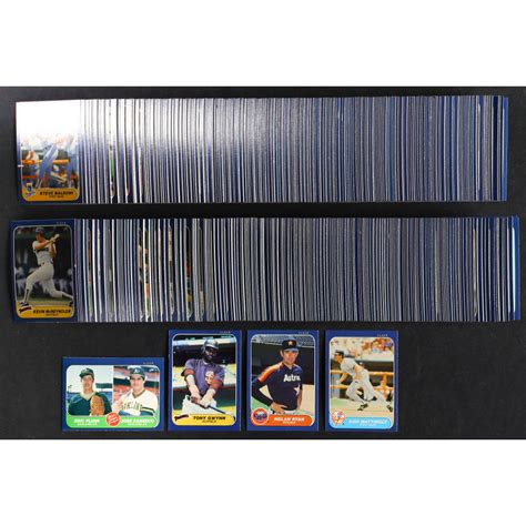 1986 Fleer Baseball Complete Set Of 660 Cards With Jose Canseco 649