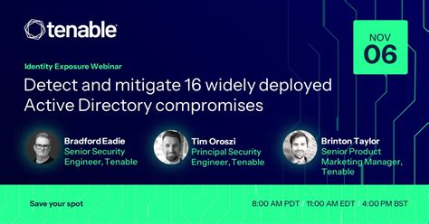 Webinar Detect And Mitigate 16 Widely Deployed Active Directory