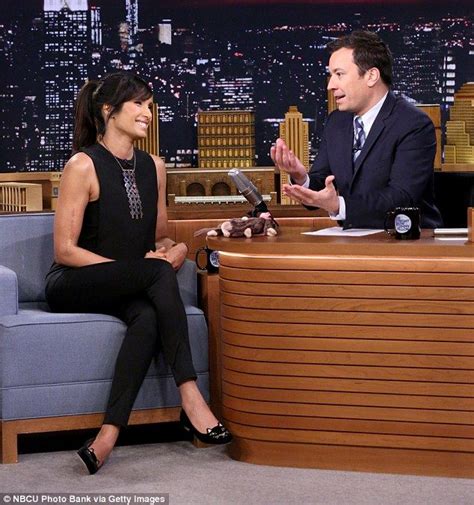 Padma Lakshmi Puts Her Toned Legs On Display At Media Conference
