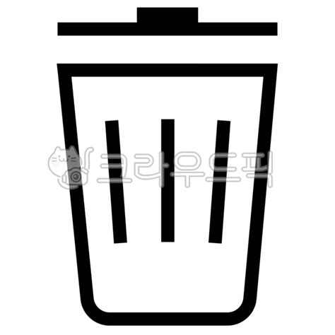 쓰레기 쓰레기아이콘 쓰레기통 쓰레기픽토그램 쓰레기통일러스트 사진이미지일러스트캘리그라피 Ddxx작가