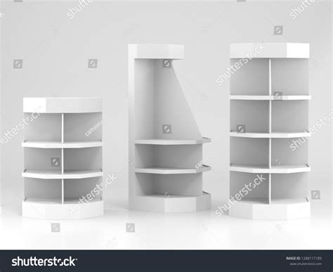 Empty Pos Display Product Promotion 3d 库存插图 1288117189 Shutterstock