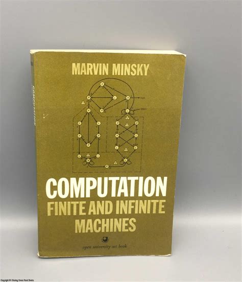 Computation Finite And Infinite Machines By Minsky Marvin Good Softcover 1972 First Edition