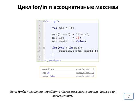 Массивы циклы Json в Javascript презентация онлайн