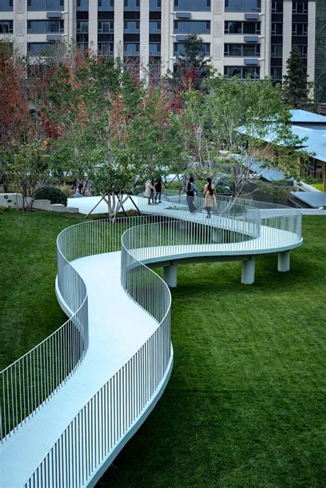 北京龙湖高碑店·列车新城 山水比德 Archina 案例详情图片 栈道栈桥平台图片素材 花瓣网