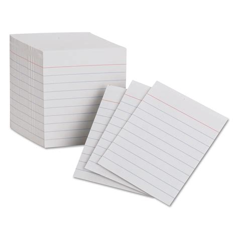 Oxford Ruled Mini Index Cards 3 X 2 5 White 200 Pack