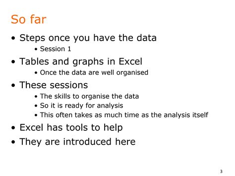 SOLUTION: Organising data in excel ppt - Studypool