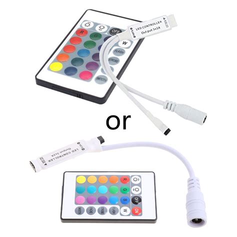 24 Keys Remote Controller For Ir Rgb Led Strip Dc12v Strip Light