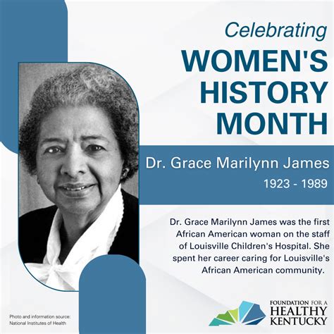 Foundation For A Healthy Kentucky Dr Grace Marilynn James Broke