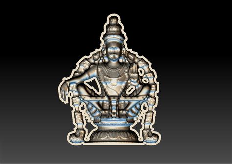 Stl File Ayyappan Pendent 💫・3d Printing Idea To Download・cults