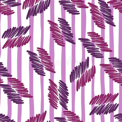 Hand Drawn Scrawl Sketch Pattern Isolated Pencil Strokes Seamless