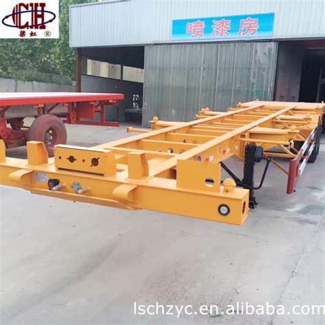 20피트 40피트 컨테이너 스켈레톤 세미 트레일러 의 고품질 20피트 40피트 컨테이너 스켈레톤 세미 트레일러