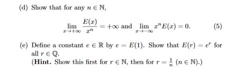 solved consider the function e r→r defined by