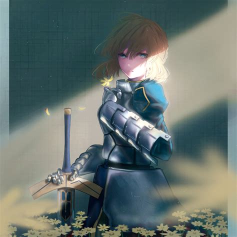 Safebooru 1girl Absurdres Aqua Eyes Armor Armored Dress Artoria