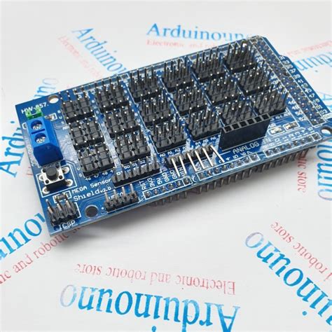 Jual V2 Arduino Mega Sensor Expansion Shield Jakarta Barat Arduinouno Tokopedia