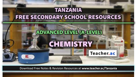 Form 6 Chemistry Notes Tanzania Teacherac