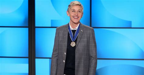 Ellen Degeneres Talks Presidential Medal Of Freedom Video Popsugar