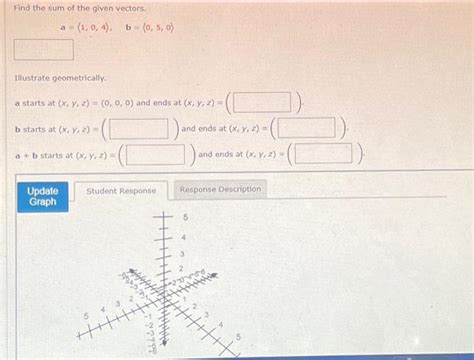 Solved Find The Sum Of The Given Vectors Chegg Com