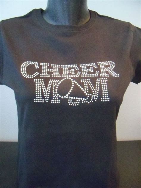 Cheer Mom Bling T Shirt Etsy Cheer Mom Shirts Mom Shirts Cheer Mom