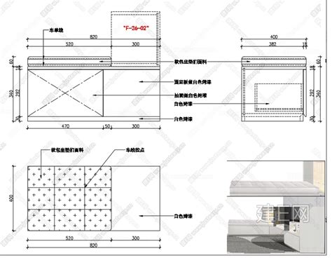 Cad家具设计矮柜（连斗柜组合三视图施工图下载 施工图cad家具设计矮柜（连斗柜组合三视图下载 施工图cad家具设计矮柜（连斗柜组合三视图免费下载 建e室内设计网