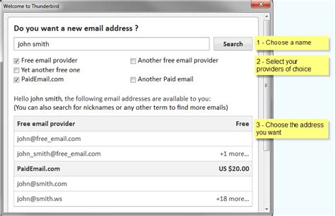 Thunderbird To Start Offering Email Addresses Softpedia